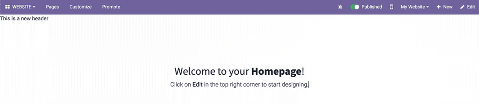 How To Create Odoo Website Custom Header And Footer Ajscript